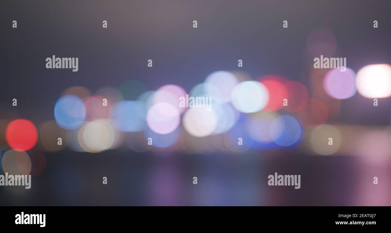 Blur of city night view Stock Photo - Alamy