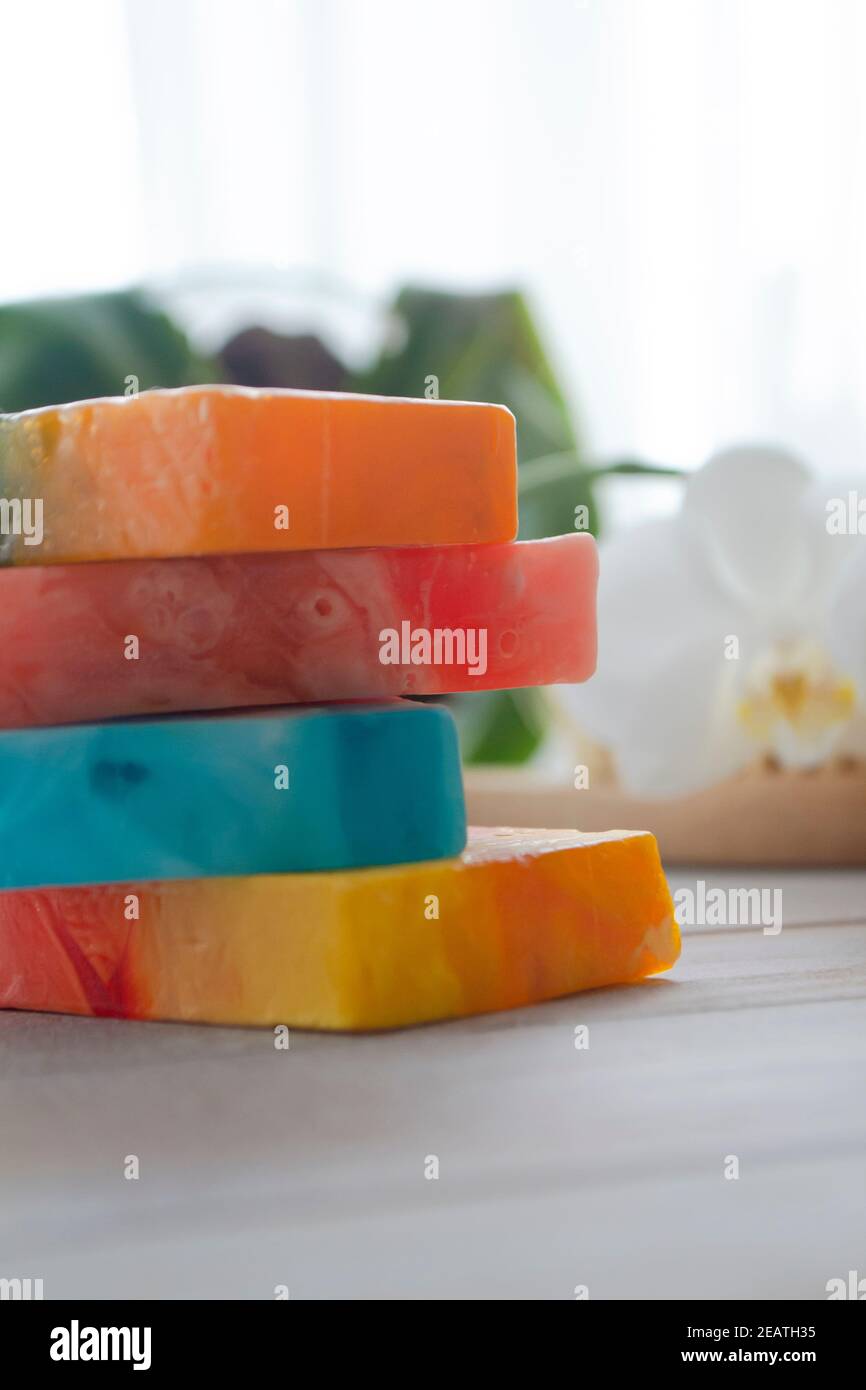 Soap table hi-res stock photography and images - Alamy