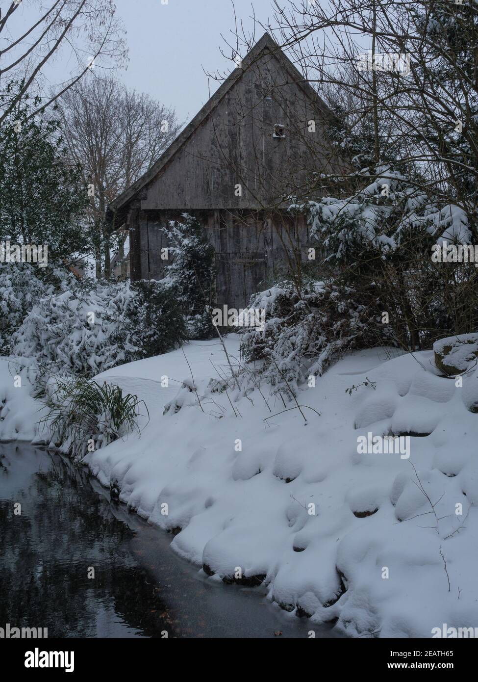 snow in germany Stock Photo - Alamy
