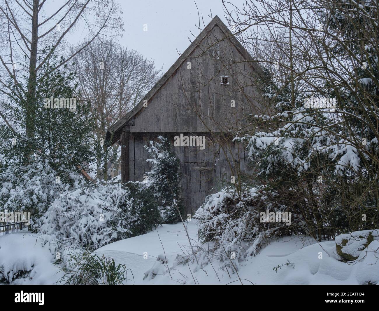 snow in germany Stock Photo - Alamy