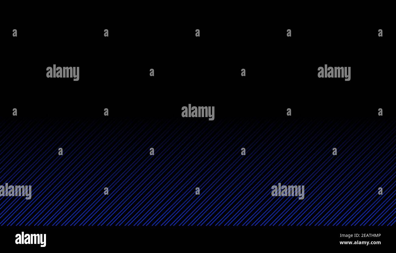Diagonal blue gradient stripes on black background template Stock Photo ...
