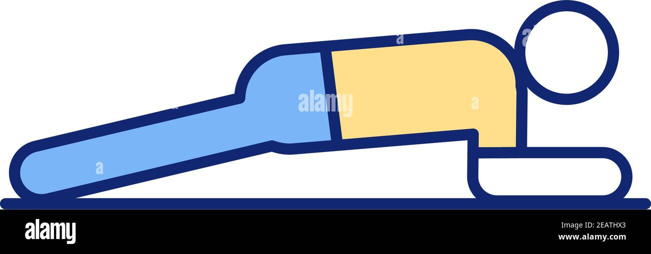 Push-ups RGB color icon Stock Vector Image & Art - Alamy