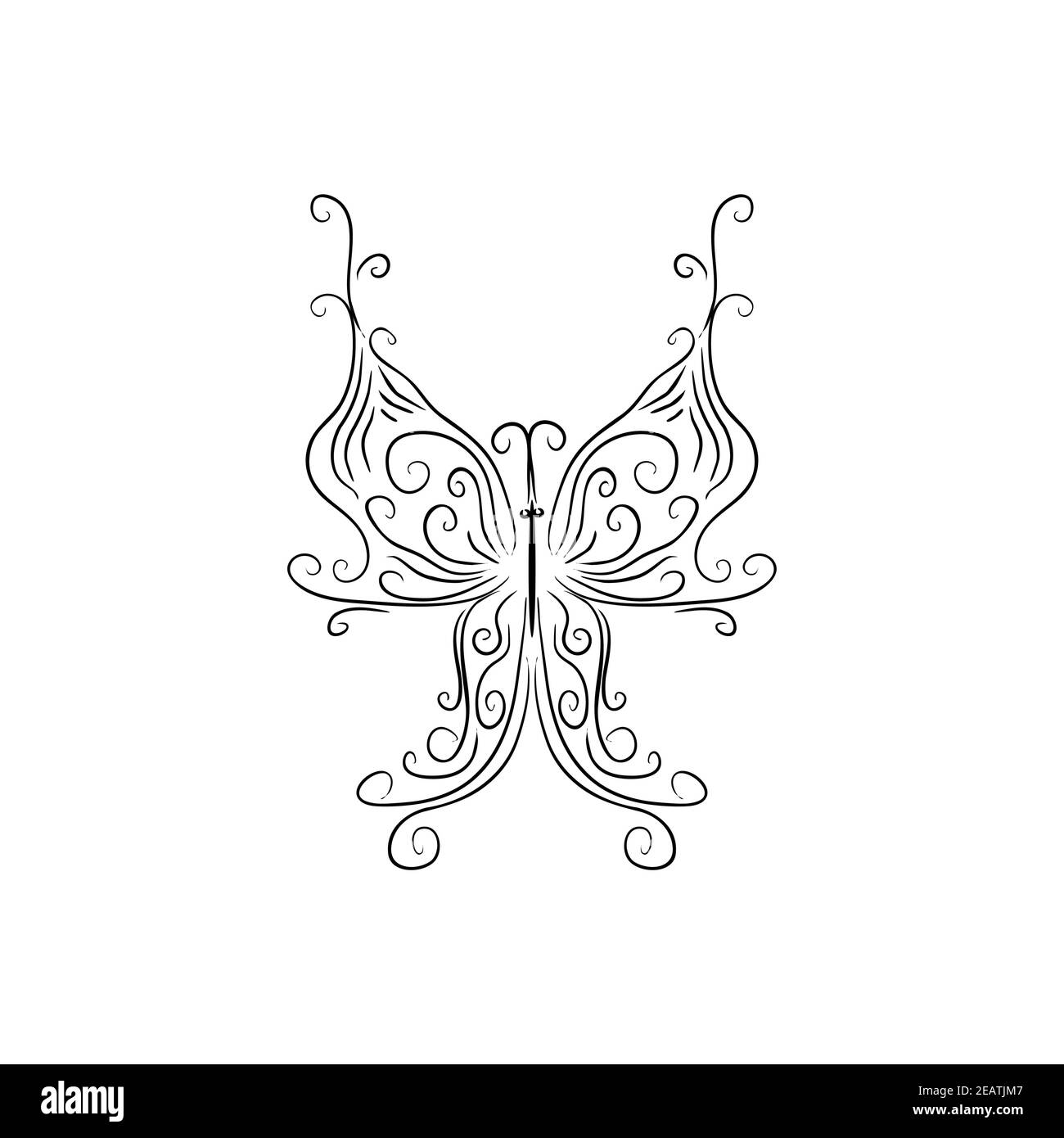 Butterfly sign Branding Identity Corporate logo design template ...