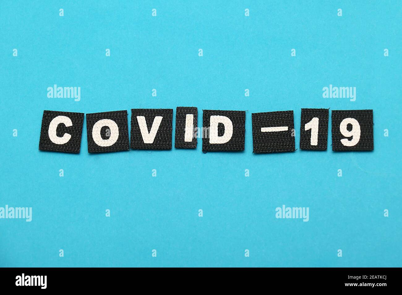 Covid 19 text Stock Photo - Alamy