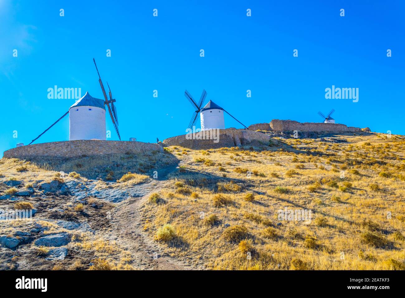 Spain wind turbine stone hi-res stock photography and images - Alamy