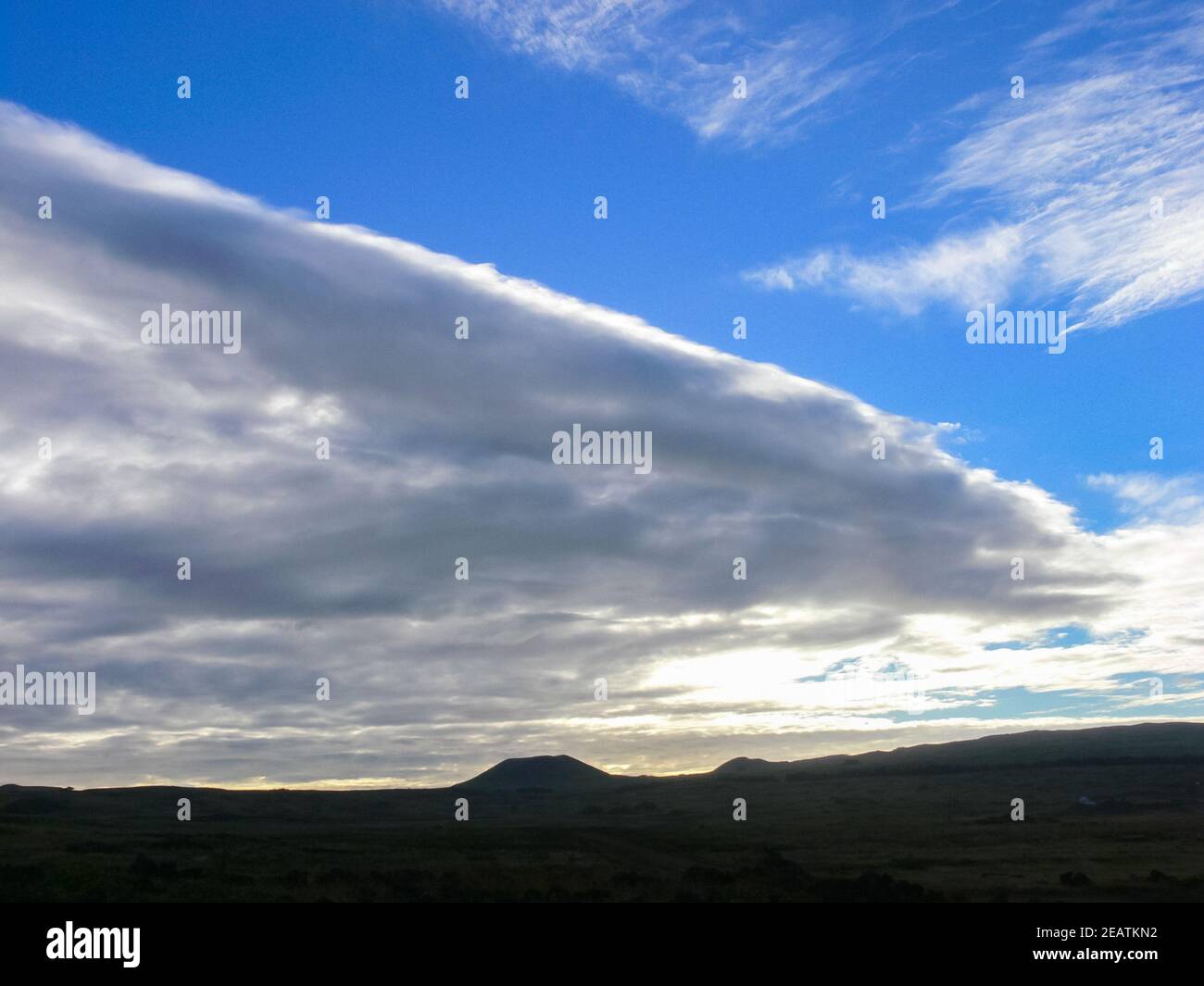 sky over Easter Island. Sky and clouds Stock Photo - Alamy