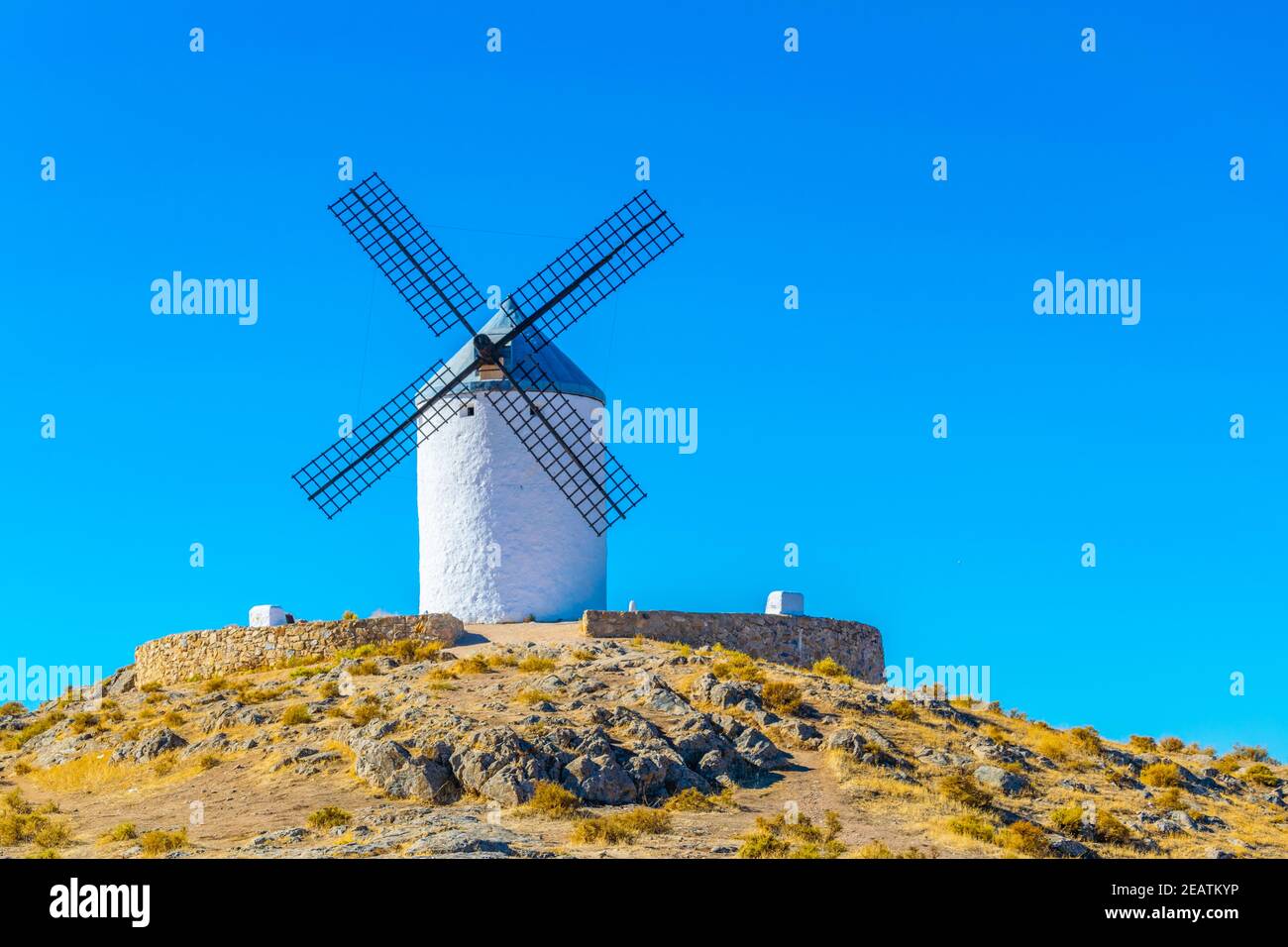 Spain wind turbine stone hi-res stock photography and images - Alamy