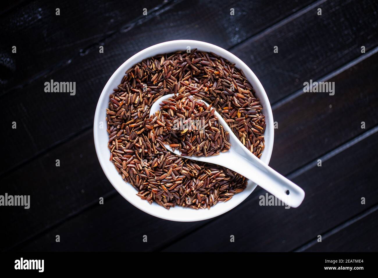 Top view uncooked rice hi-res stock photography and images - Alamy