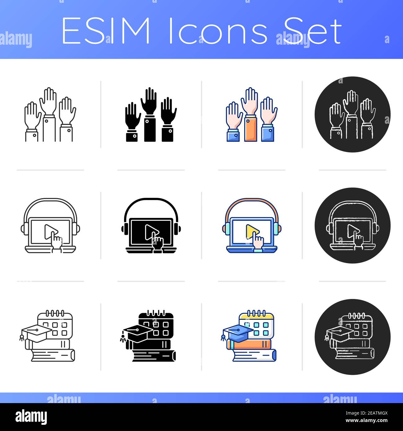 Workshop icons set Stock Vector Image & Art - Alamy