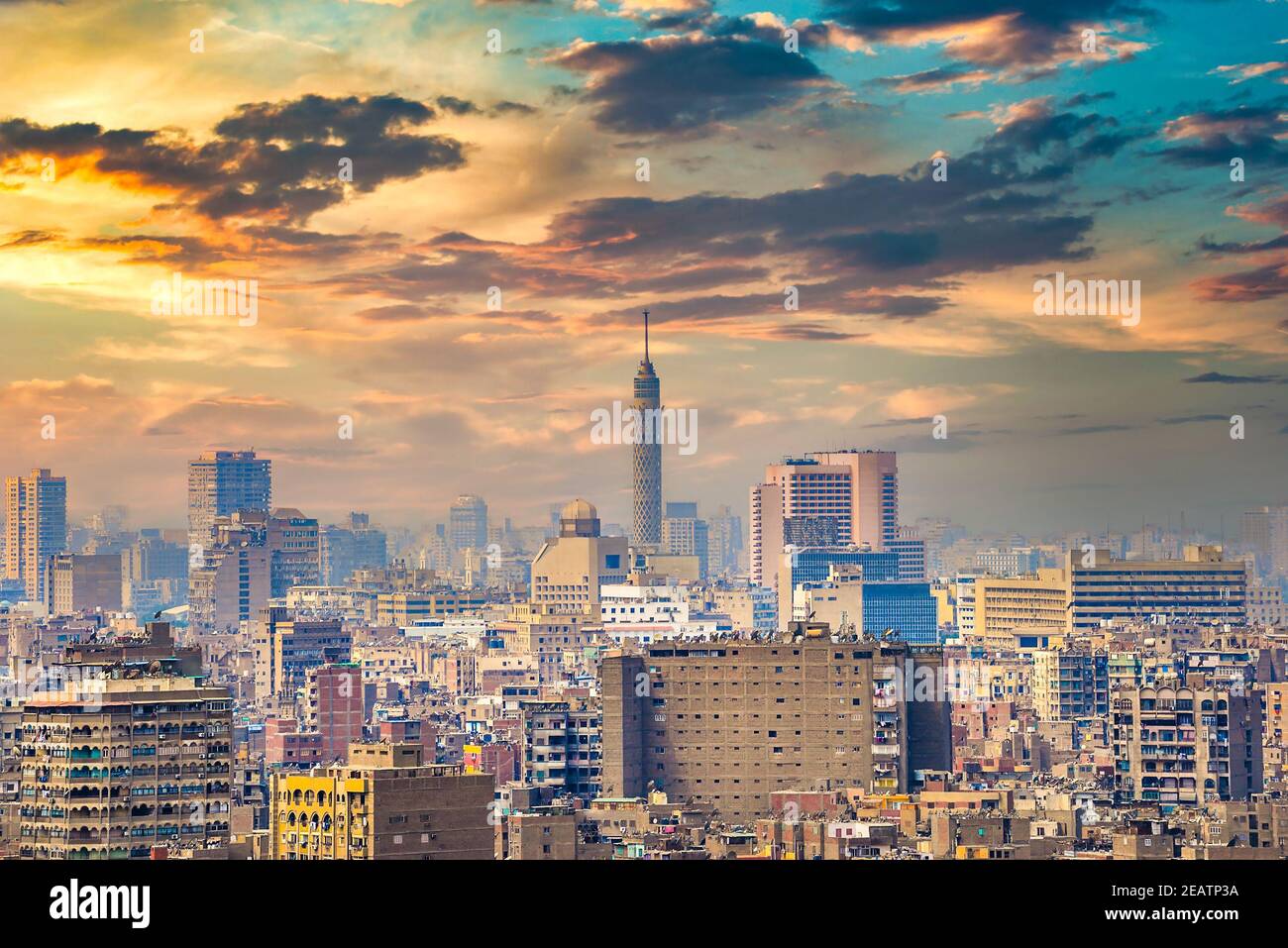 Buildings of Cairo Stock Photo - Alamy