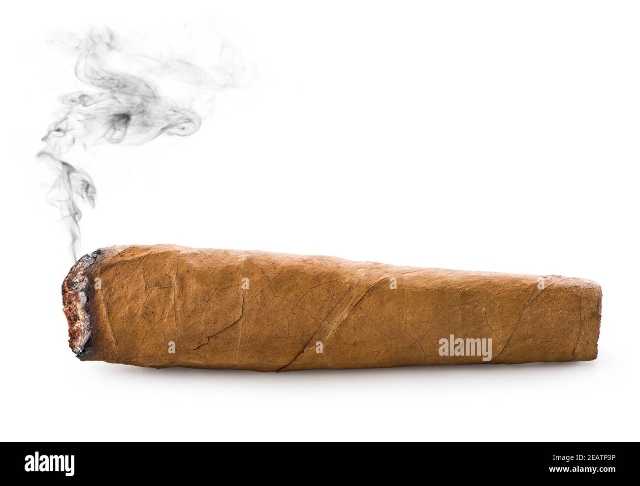 Cigar on white Stock Photo - Alamy