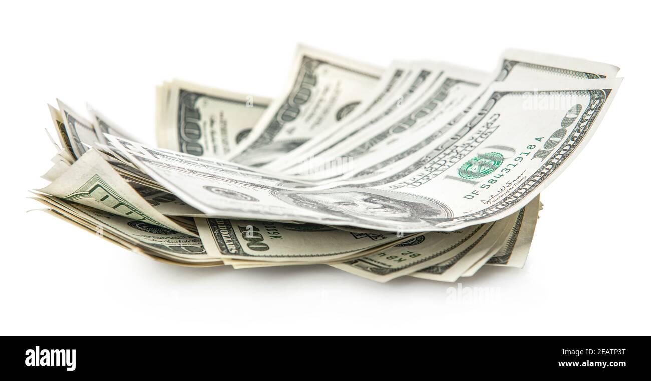 Pack of American money Stock Photo - Alamy