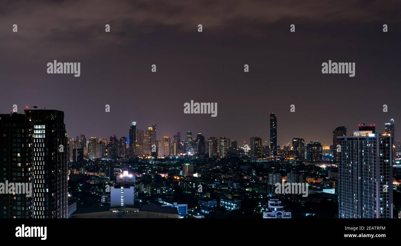 City sky night architecture hi-res stock photography and images - Alamy