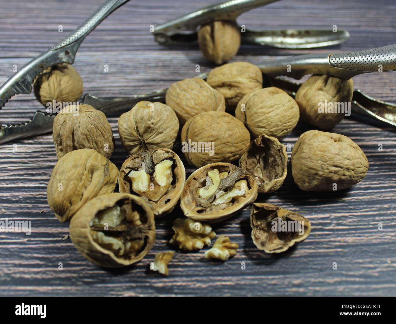 nut fruit dried fiber natural fiber walnut shell health good seed Stock ...