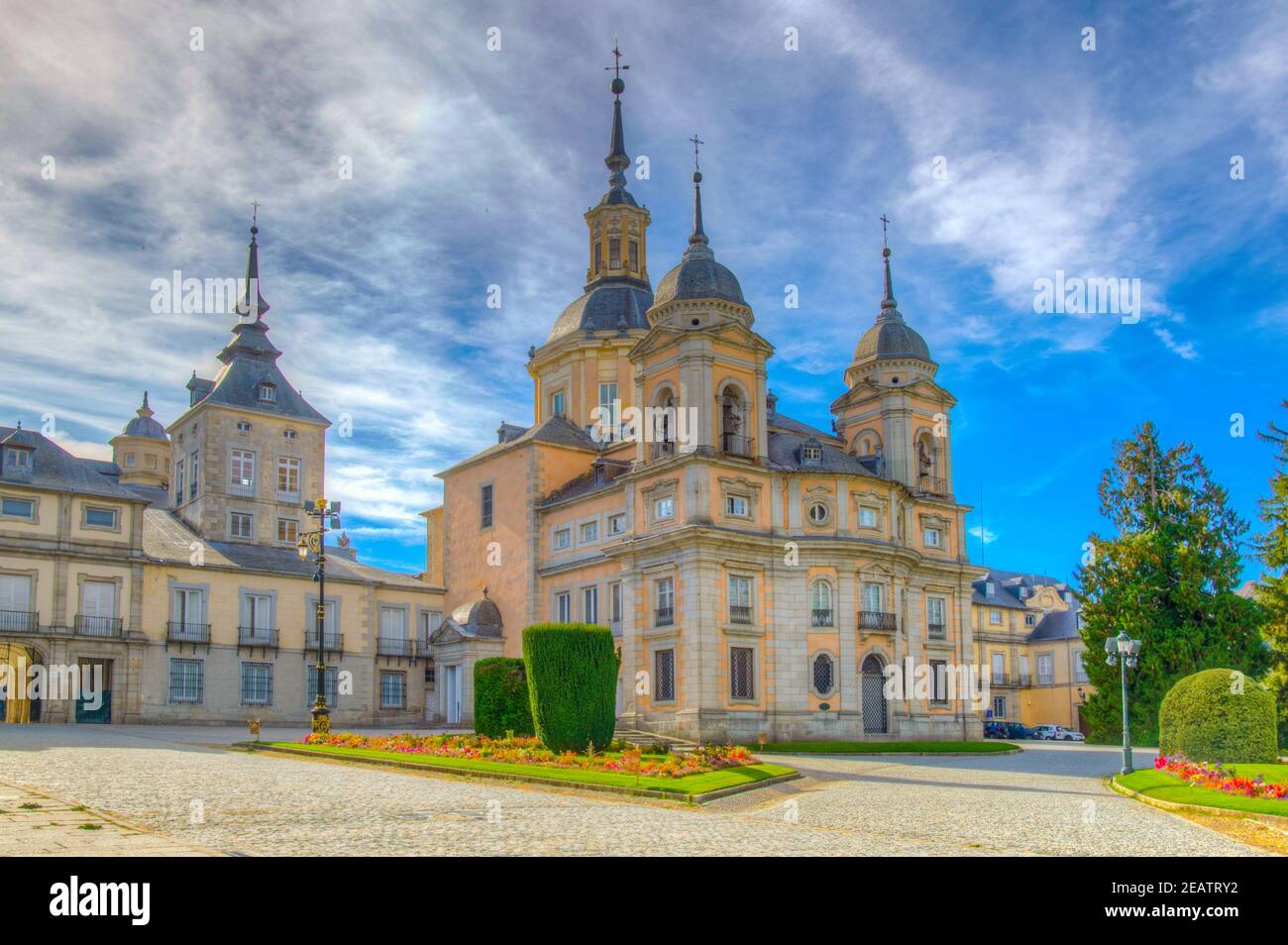 Palace la Granja de San Ildefonso in Spain Stock Photo - Alamy