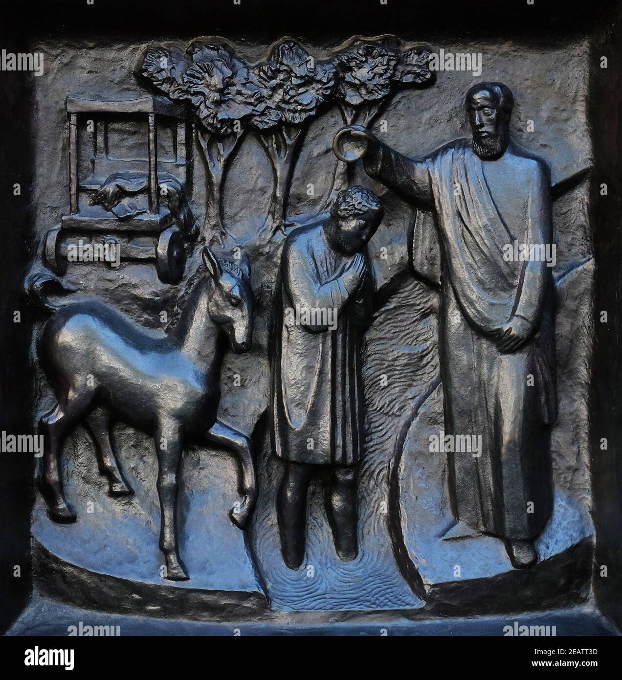 Baptism of the eunuch hi-res stock photography and images - Alamy