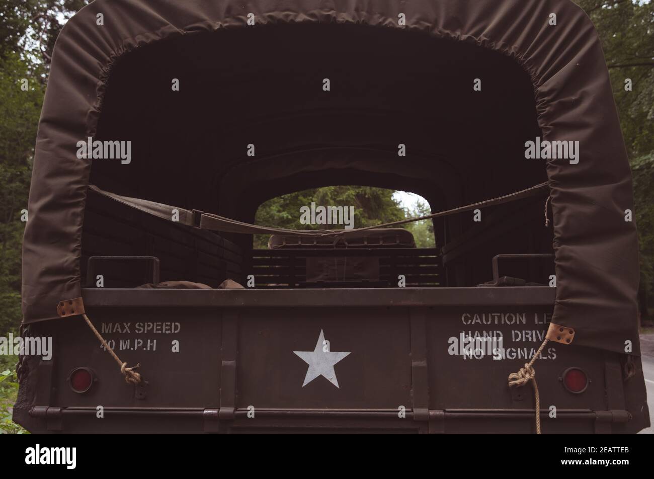 Old army car hi-res stock photography and images - Alamy