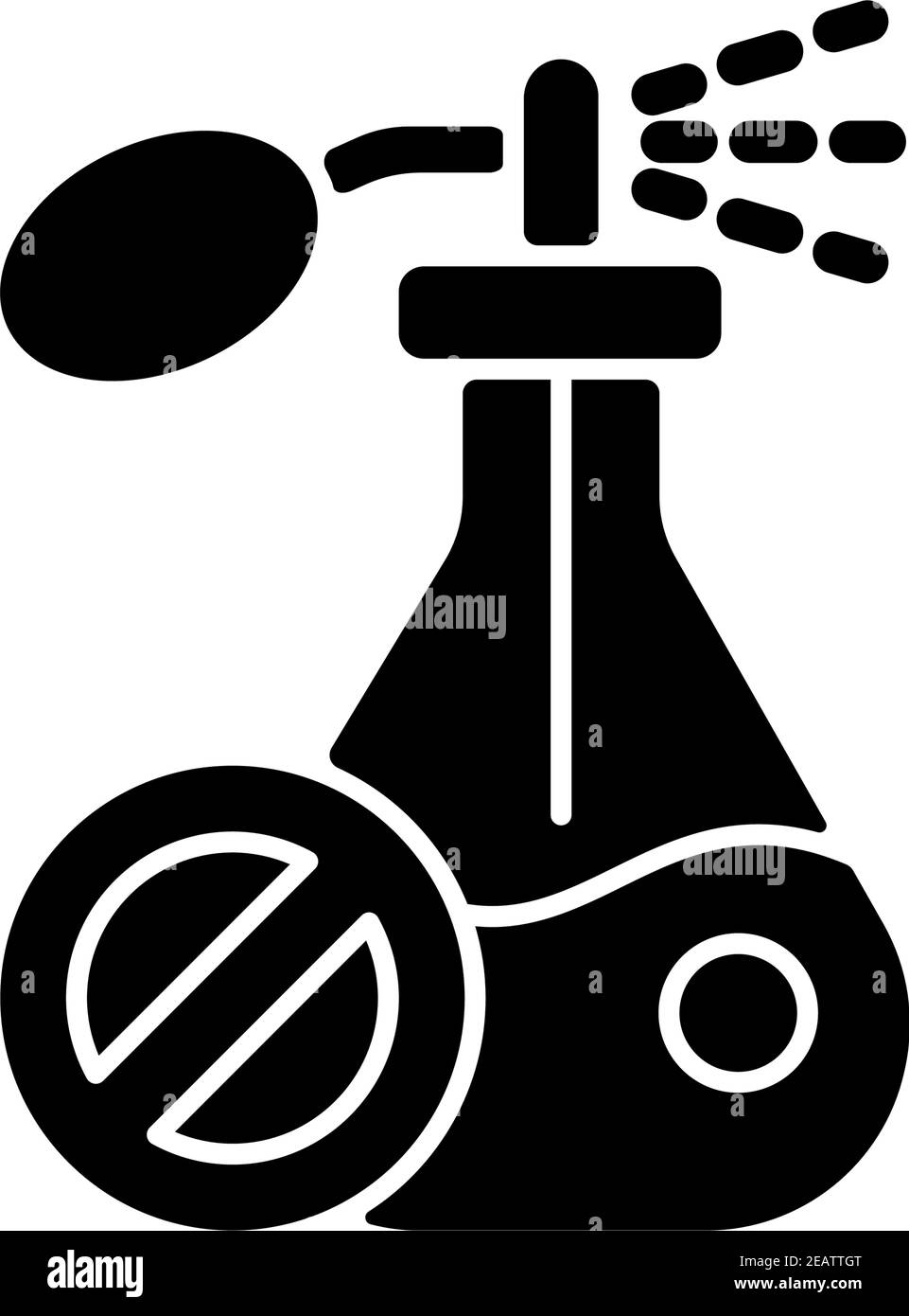 No synthetic fragrances black glyph icon Stock Vector Image & Art - Alamy