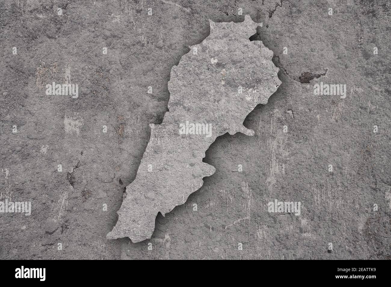 Lebanon map vintage hi-res stock photography and images - Alamy