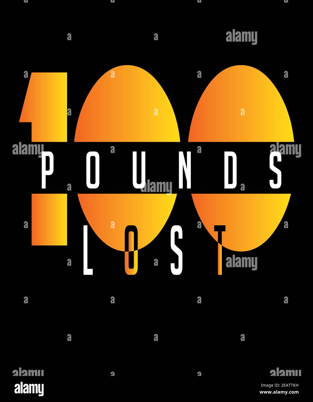 100 pounds lost graphic for weight loss hi-res stock photography and ...
