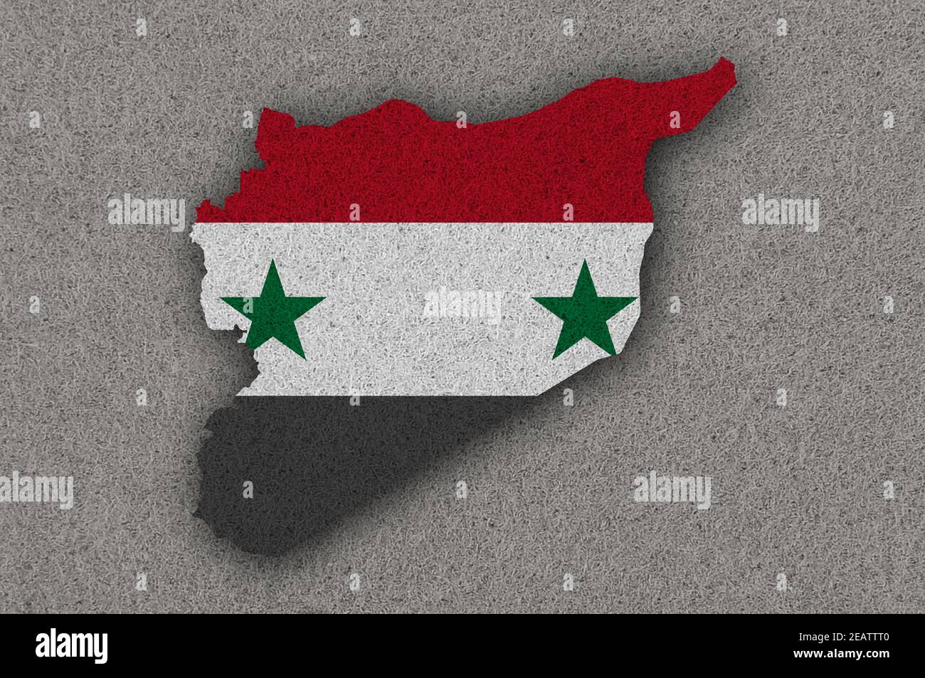 Syria map hi-res stock photography and images - Alamy