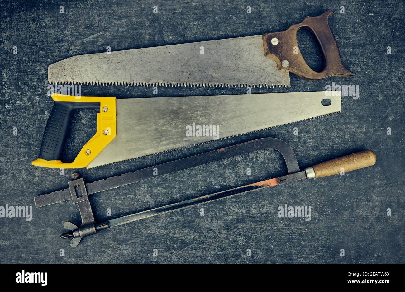 Old rusty hacksaw hi-res stock photography and images - Alamy
