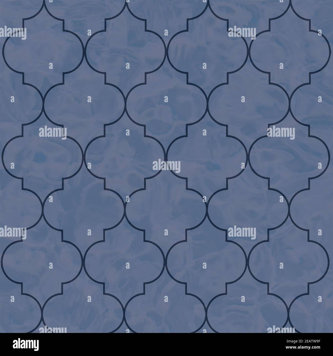 Blue trellis pattern in medium and navy blue with abstract texture in ...
