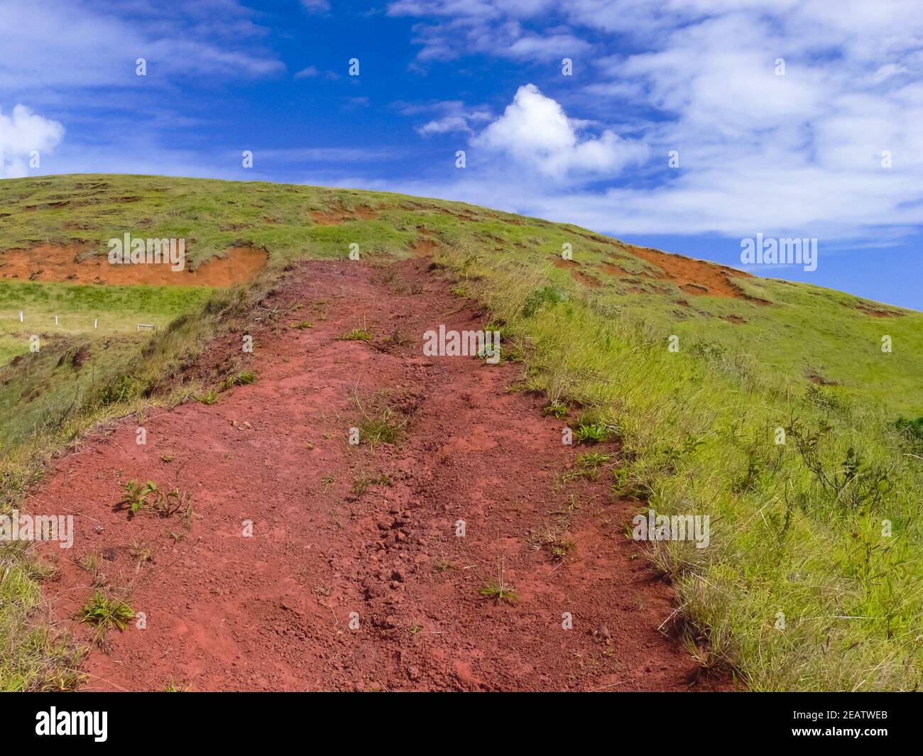 road on Easter Island. Roads and highways on the island Stock Photo - Alamy