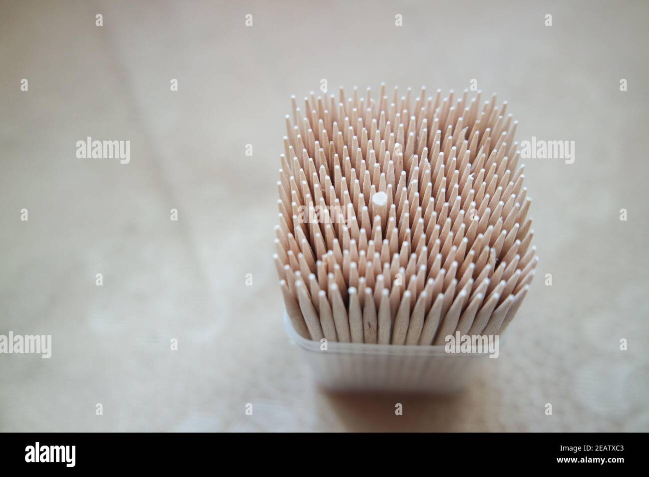 Tooth wood toothpicks hi-res stock photography and images - Alamy