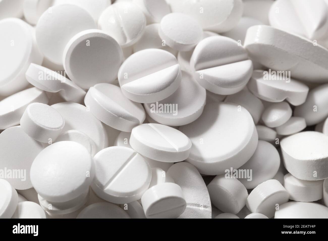 shot of multiple pills on white background Stock Photo - Alamy