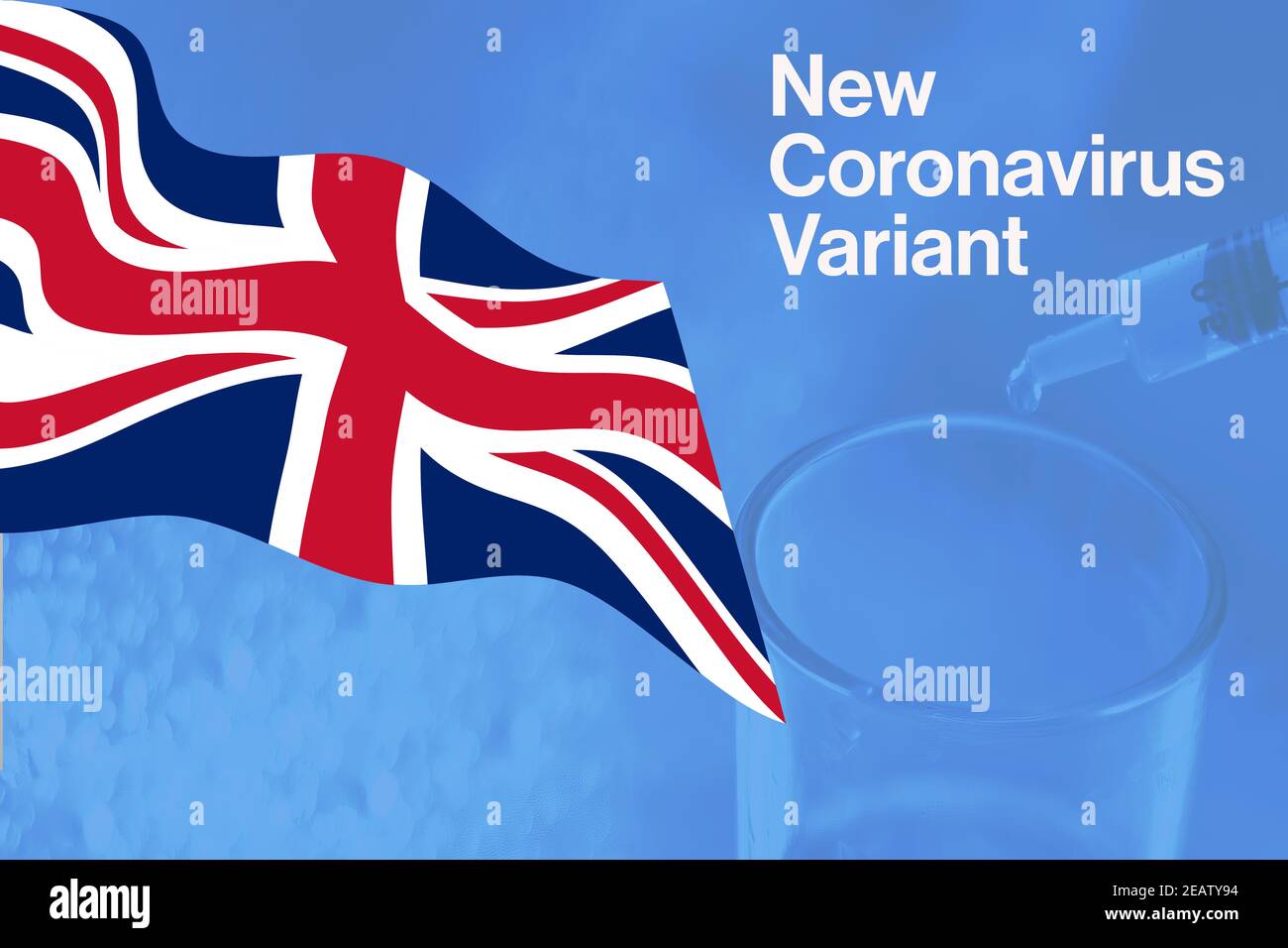 United kingdom flag waving coronavirus hi-res stock photography and ...
