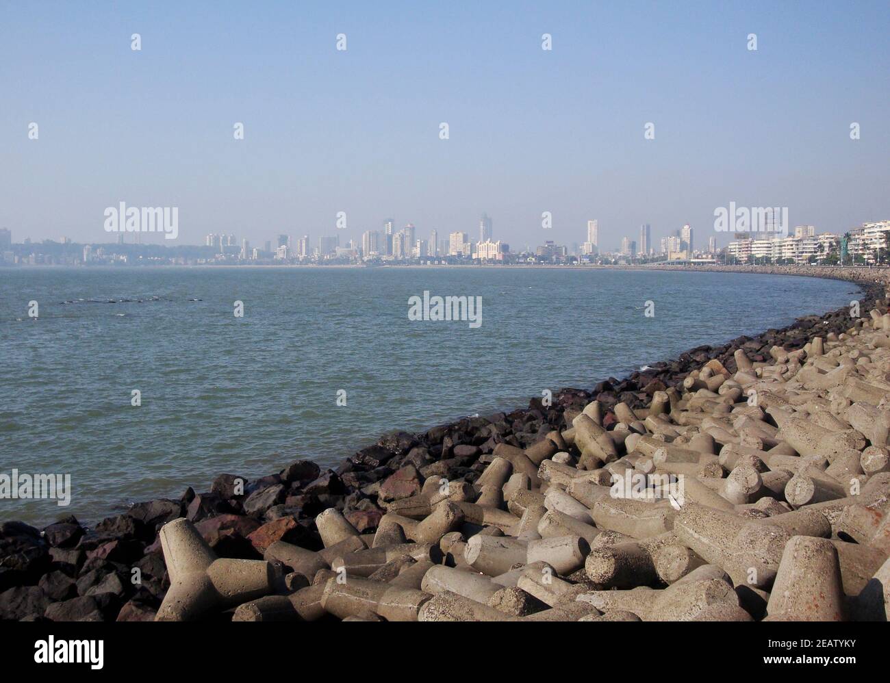 breakwater at a harbor pier Stock Photo - Alamy