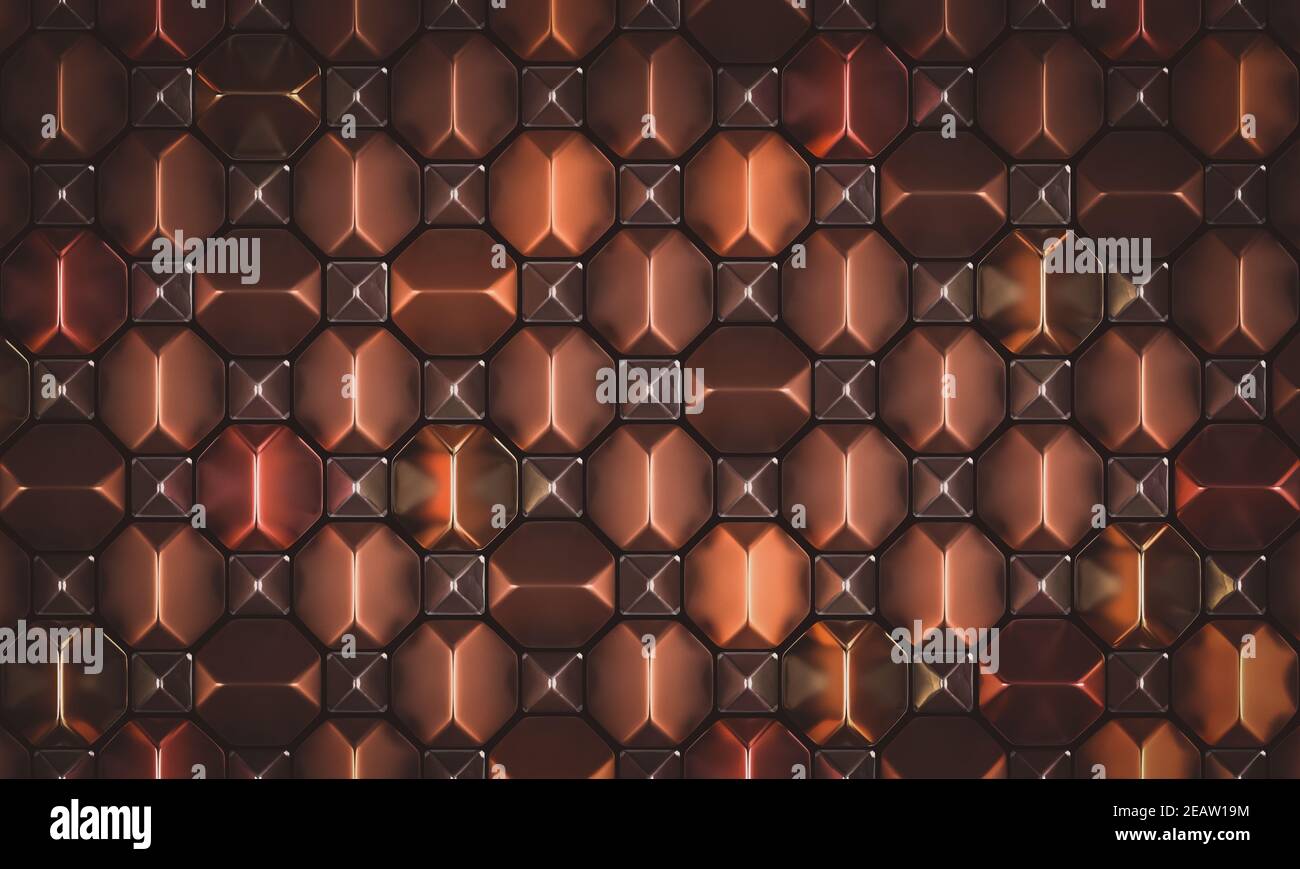 metallic abstract geometric background Stock Photo - Alamy