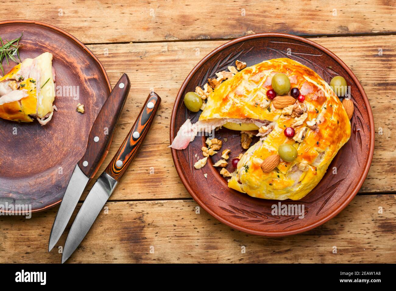 French homemade camembert cheese Stock Photo - Alamy