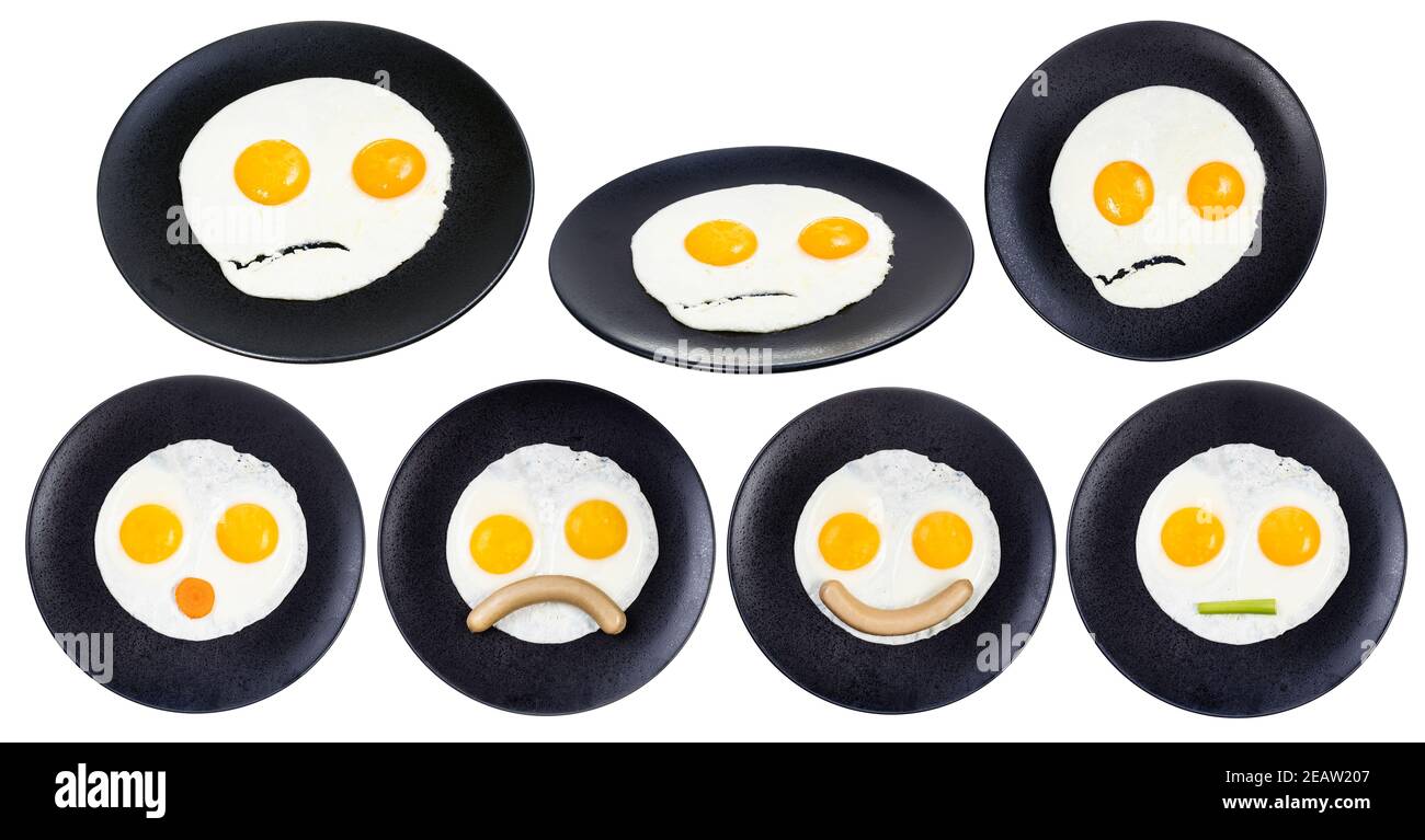 Angry food face plate hi-res stock photography and images - Alamy