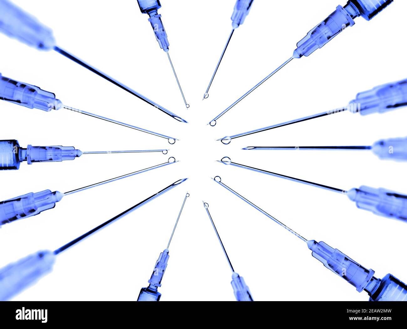 Medical syringe with a needle and vaccine against corona virus Stock ...