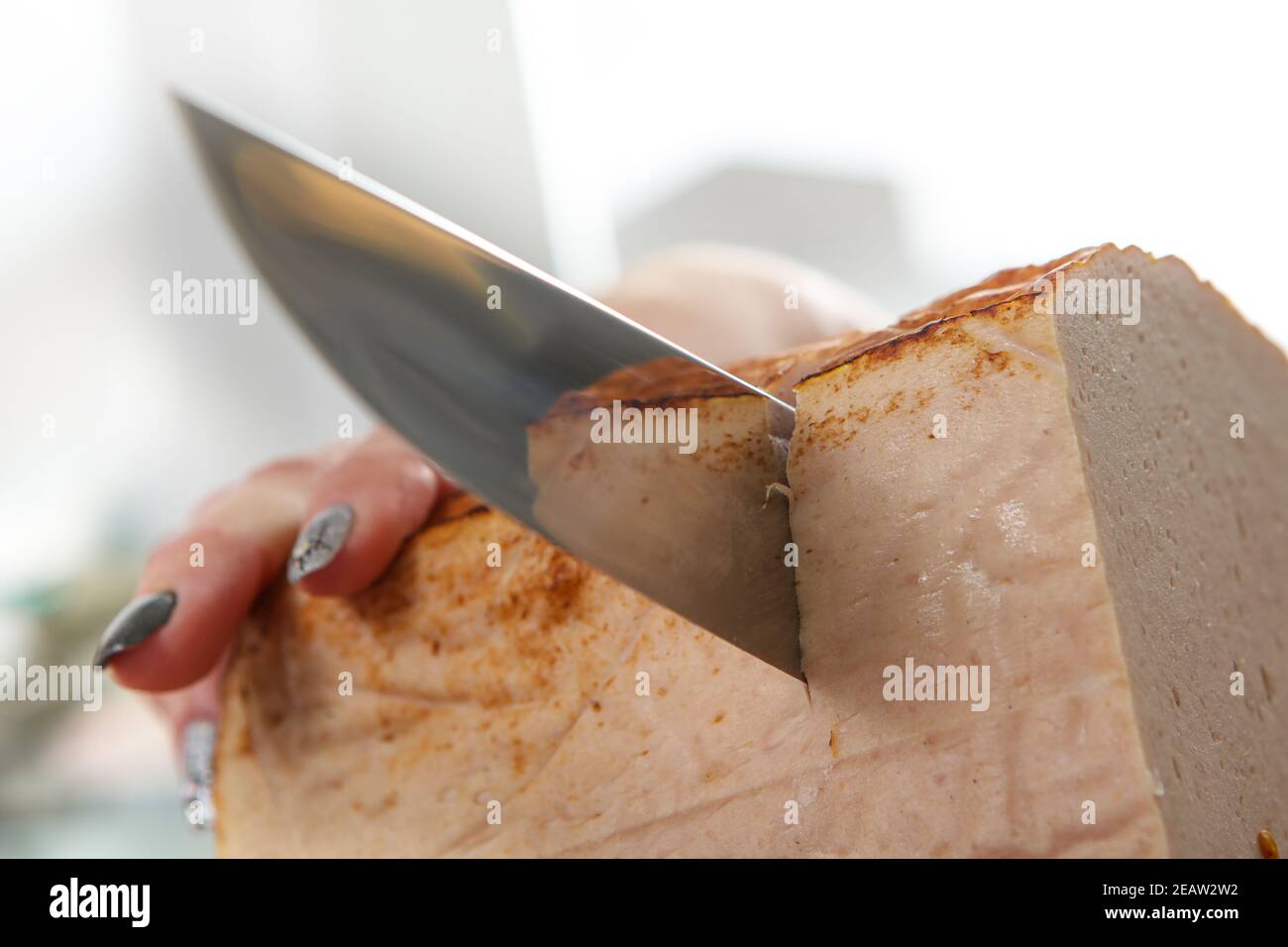 Fresh raw red meat at the butcher Stock Photo - Alamy
