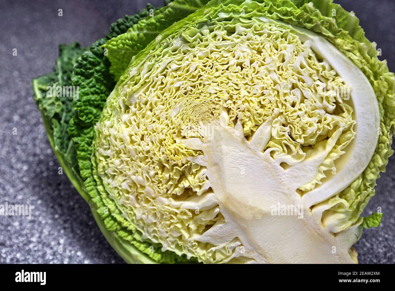 savoy, vegetables, savoy cabbage, closeup Stock Photo - Alamy