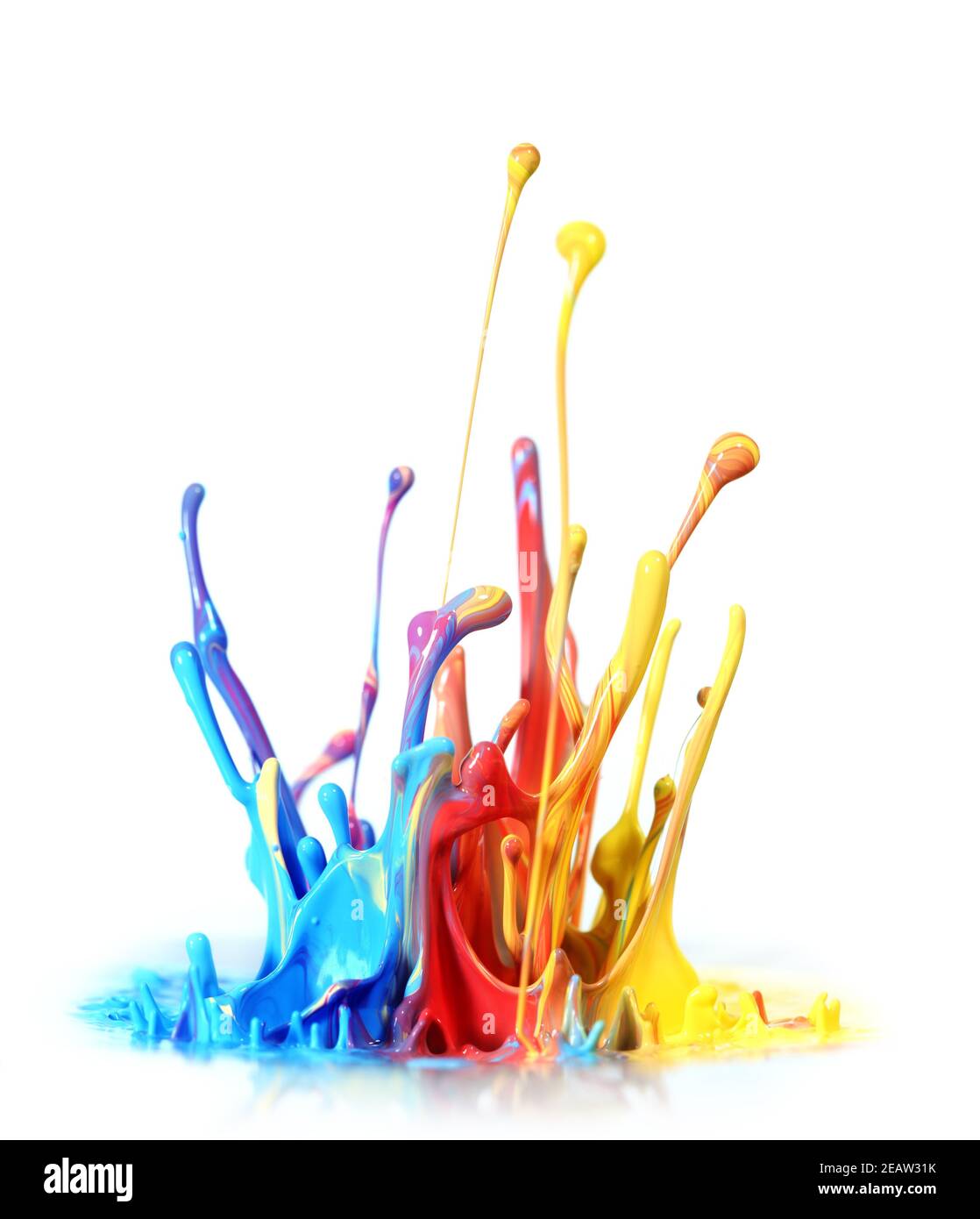 Abstract colorful acrylic paint inks Cut Out Stock Images & Pictures ...