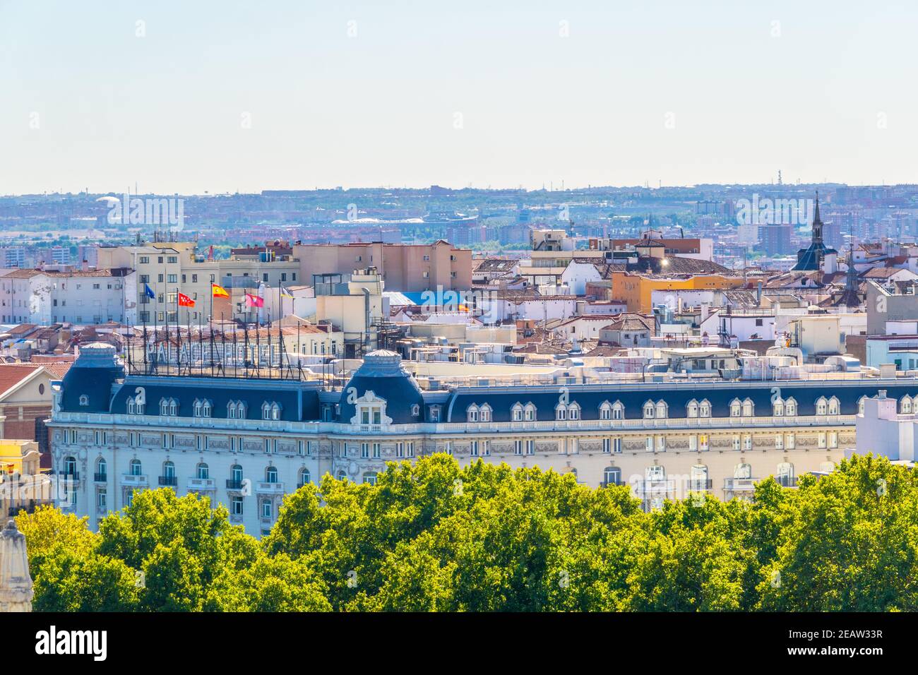 Rooftop madrid cathedral hi-res stock photography and images - Alamy