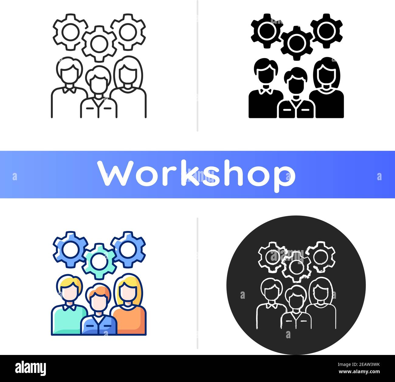 Staff training icon Stock Vector Image & Art - Alamy