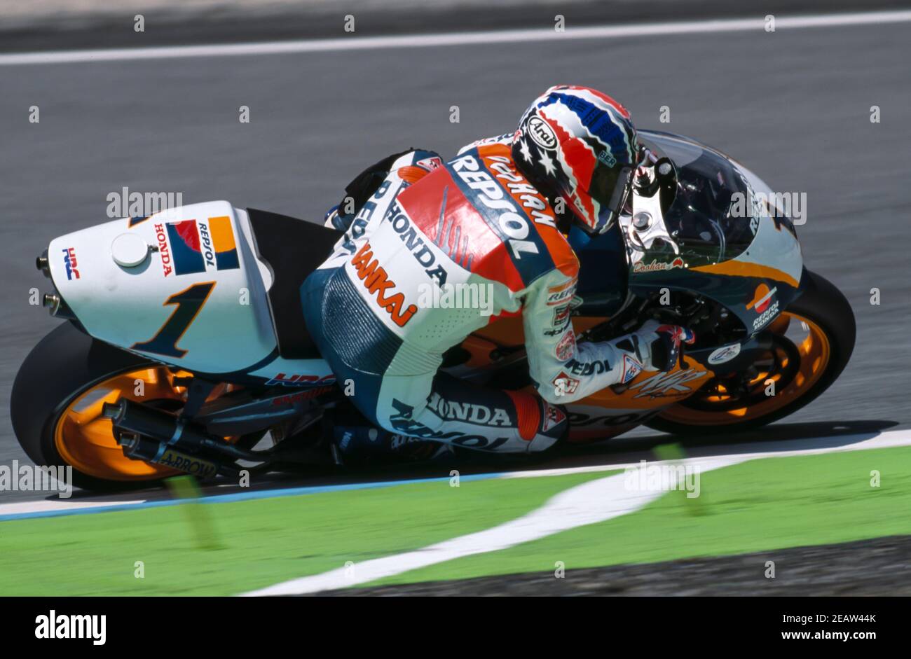 Michael Doohan,(USA)Honda 500,France moto GP 1998 Le Castellet Stock ...
