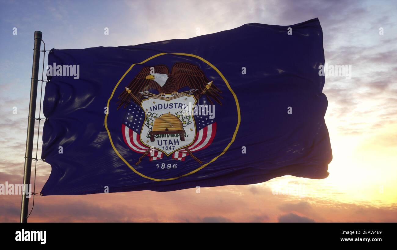 Utahn flag hi-res stock photography and images - Alamy