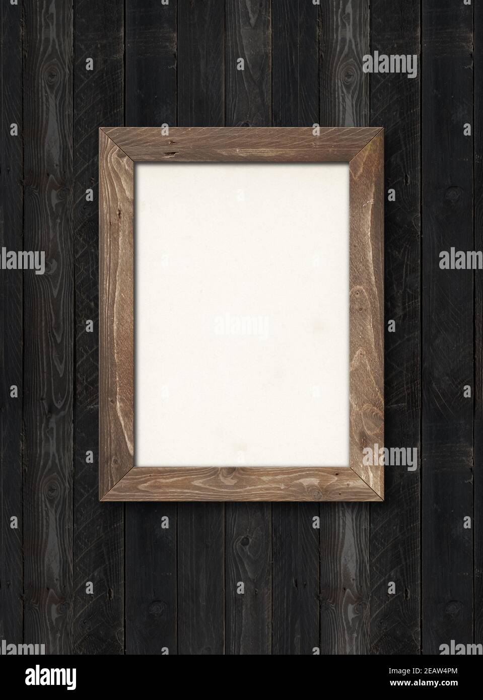 Hanging wood picture frame hi-res stock photography and images - Alamy