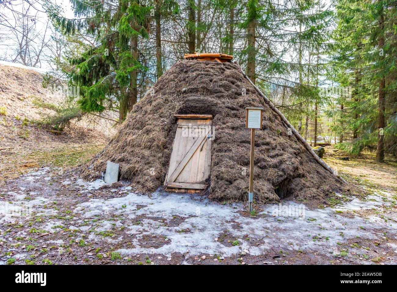 Simple huts from the remote regions of Jämtland regions displayed at ...