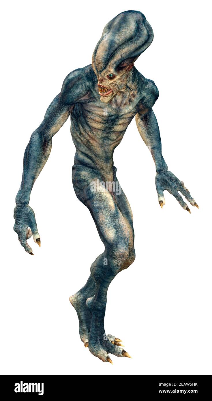 Alien blue Cut Out Stock Images & Pictures - Alamy