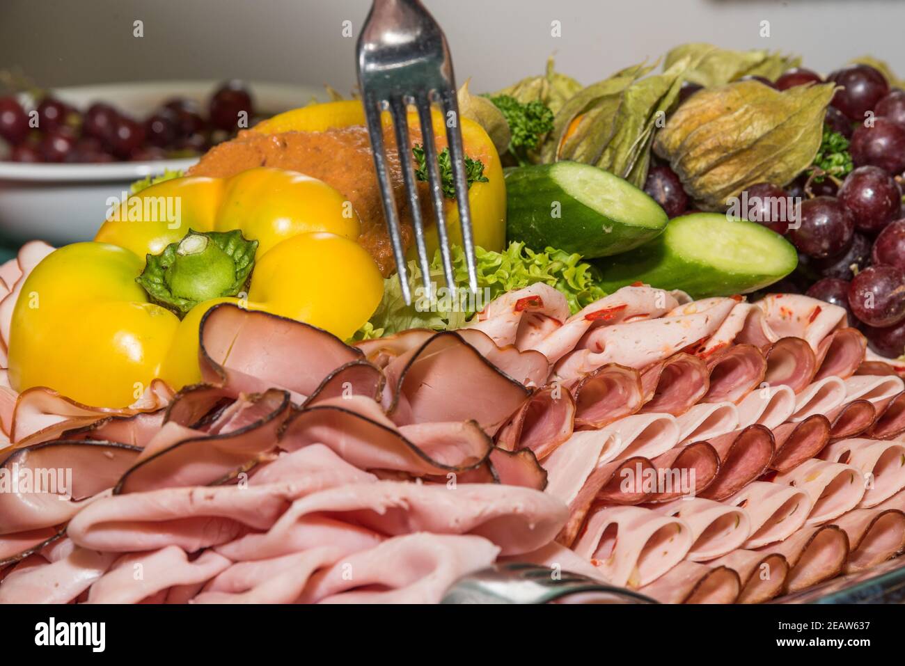 Buffet cold meat hi-res stock photography and images - Alamy