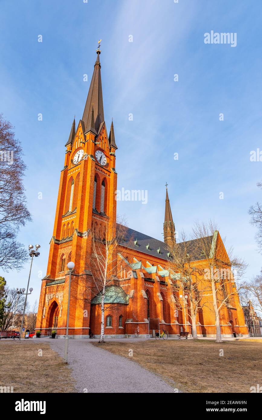 Gustav Adolf church in Sundsvall, Sweden Stock Photo - Alamy
