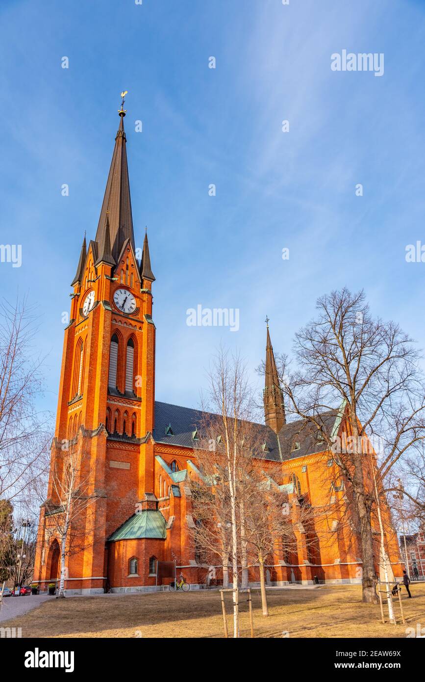Gustav Adolf church in Sundsvall, Sweden Stock Photo - Alamy