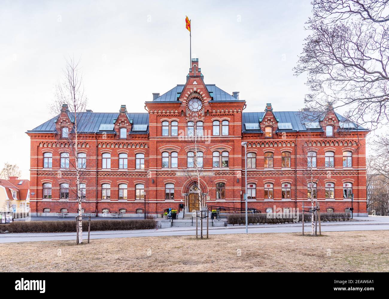 View of the church house in Sundsvall, Sweden Stock Photo - Alamy